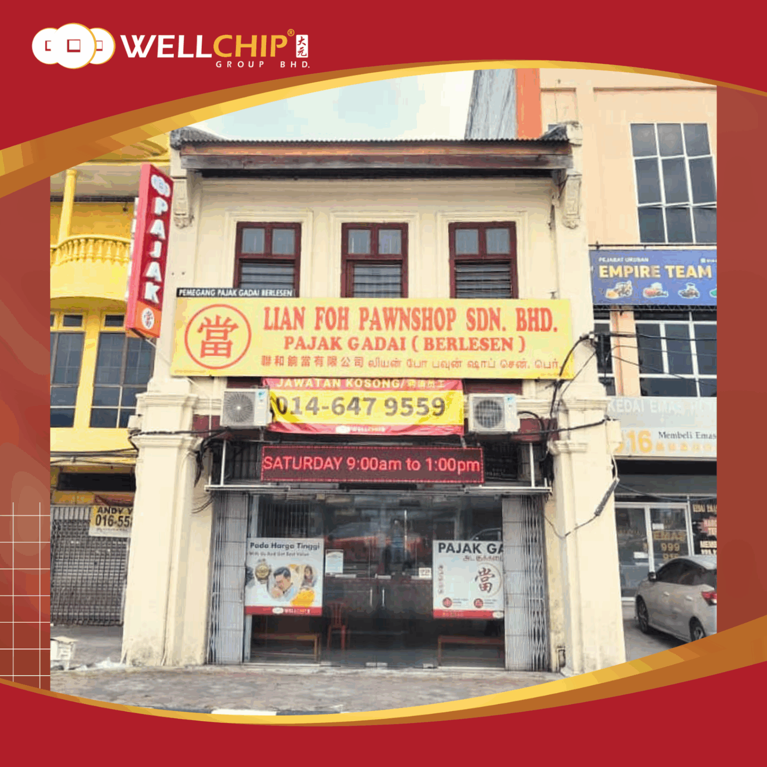 Pajak Gadai Lian Foh - Sitiawan - Kedai Pajak Well Chip