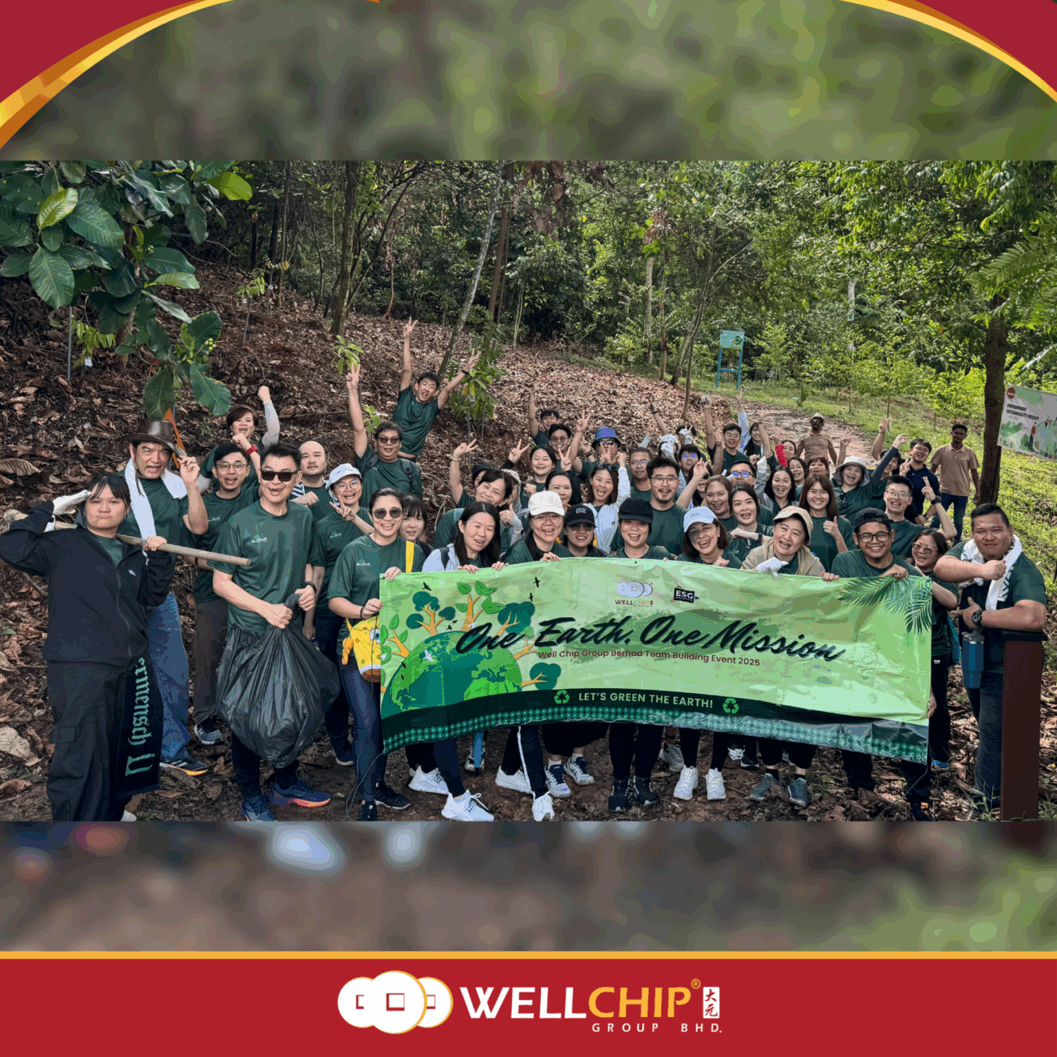 One Earth, One Mission: Well Chip Team Building Event 2025 - Kedai ...